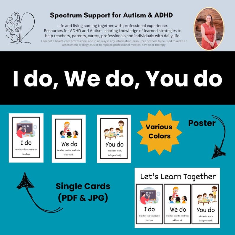 Routine Communication Cards Chore Chart ADHD Planner Autism Parent Help ...