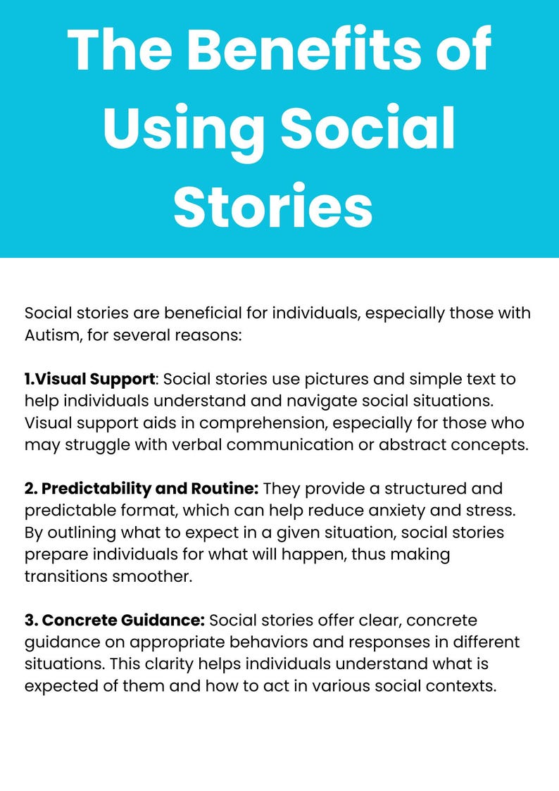 Taking Turns Social Story Visual Support Play Therapy ABA Therapy ...