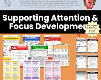 ADHD Autism Focus Kit: Classroom Management, Attention Strategies (PDF ...