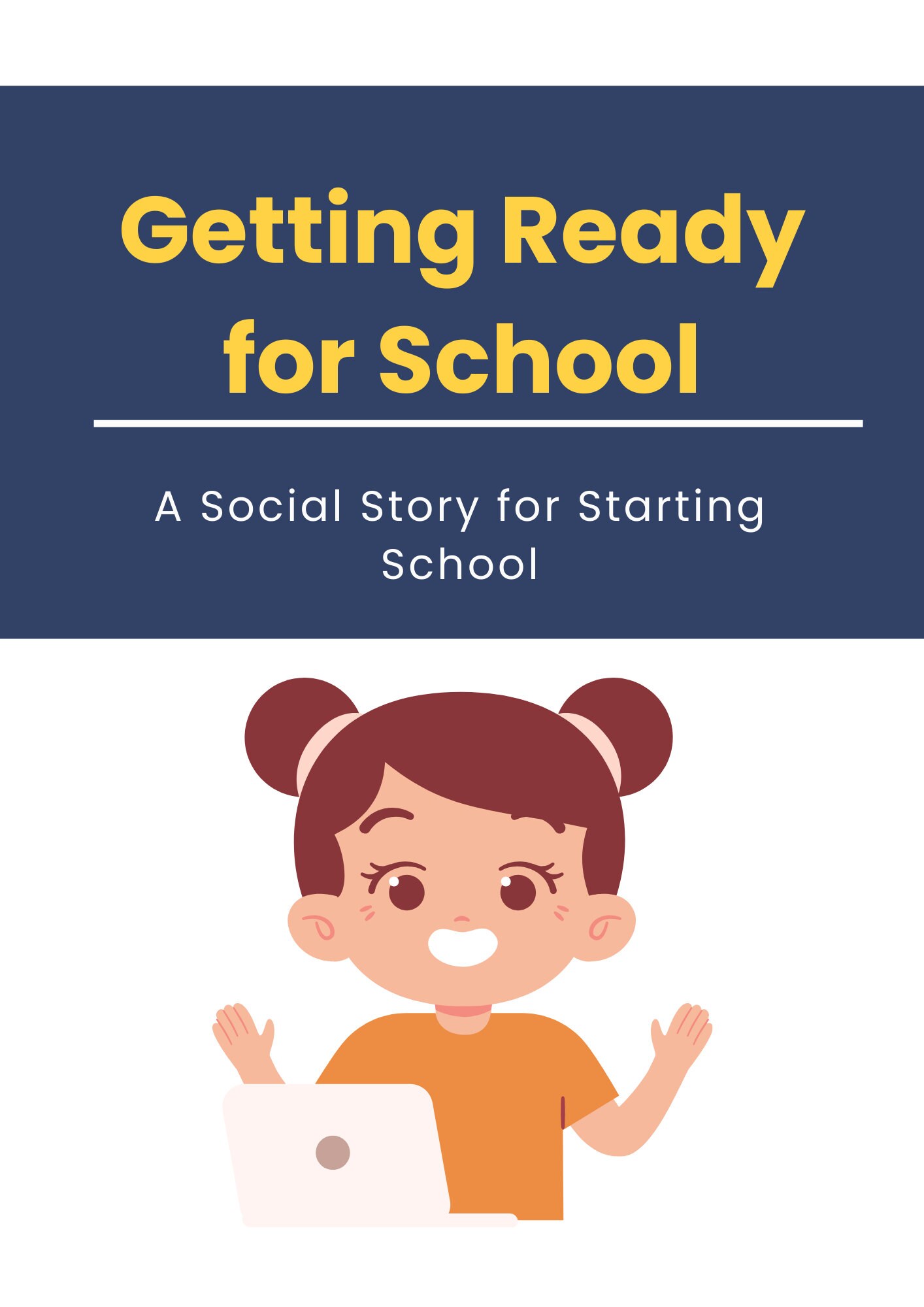 Starting School Social Story: Autism Visual Communication (digital ...