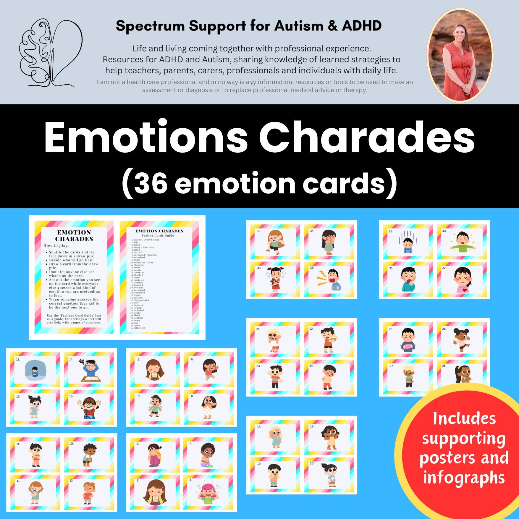 Feelings and Emotions Games Charades Emotional Regulation Social ...