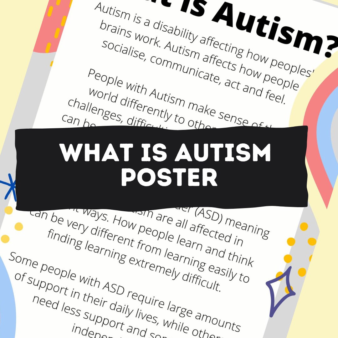 What is Autism Poster Quick Simple Explanation Classroom Autism ...