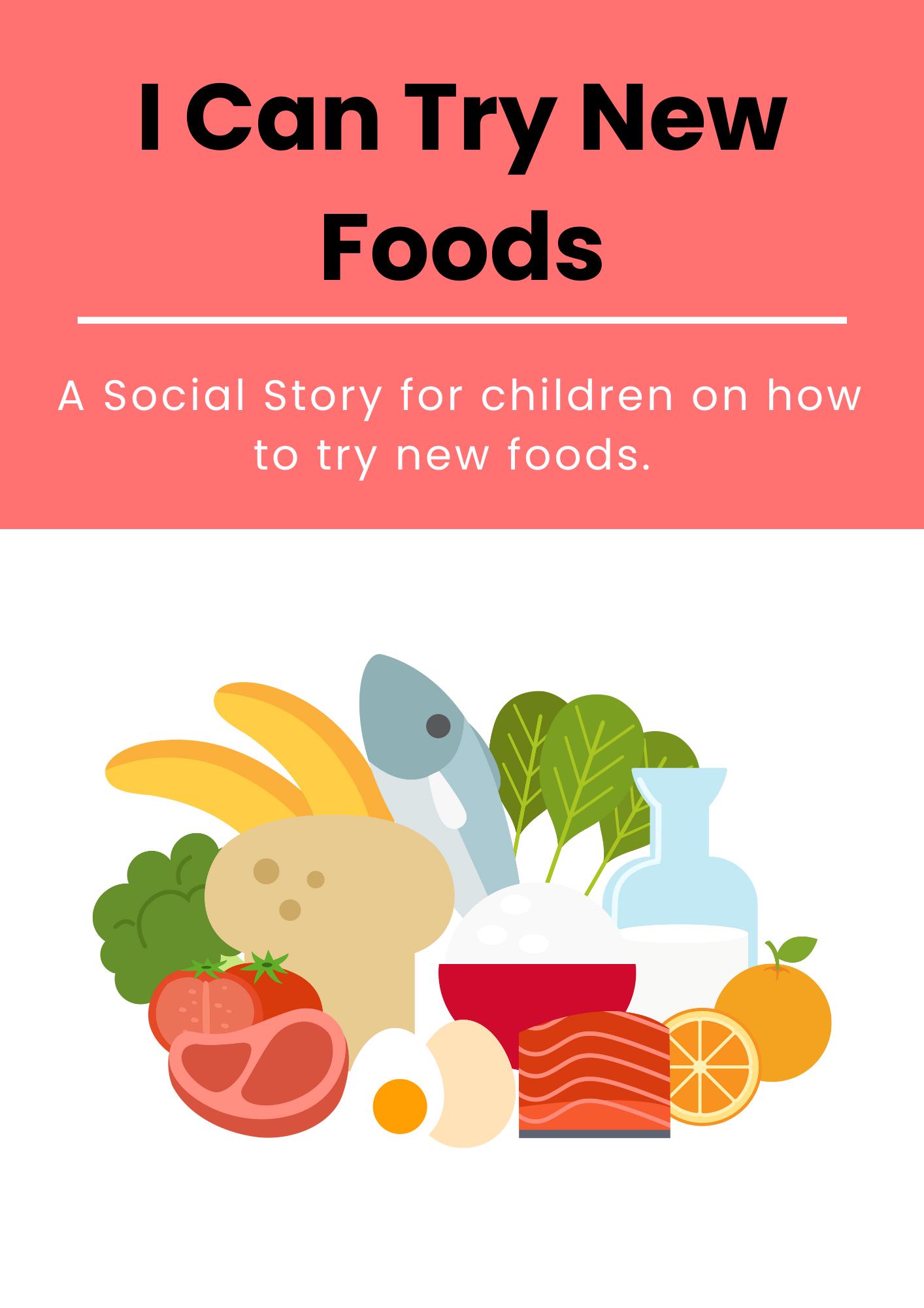 New Foods Social Story: Autism Visual Support (PDF Pattern) - Etsy