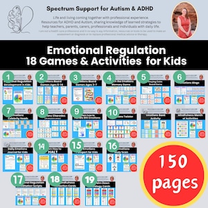 Social Emotional Learning SEL Activities Games BUNDLE Emotions Chart ...