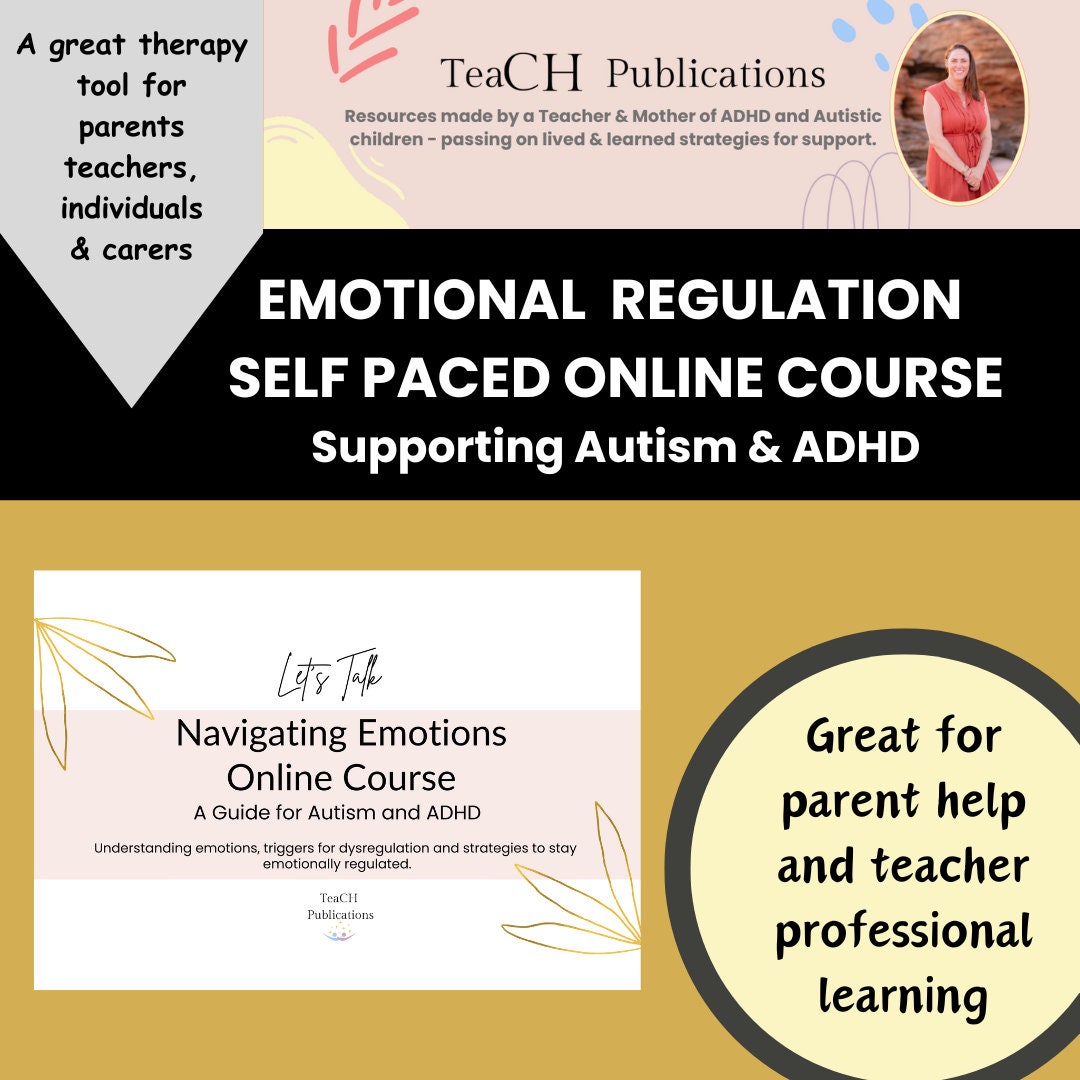 ADHD Autism Spectrum Meltdown Management Course Emotions Supporting ...