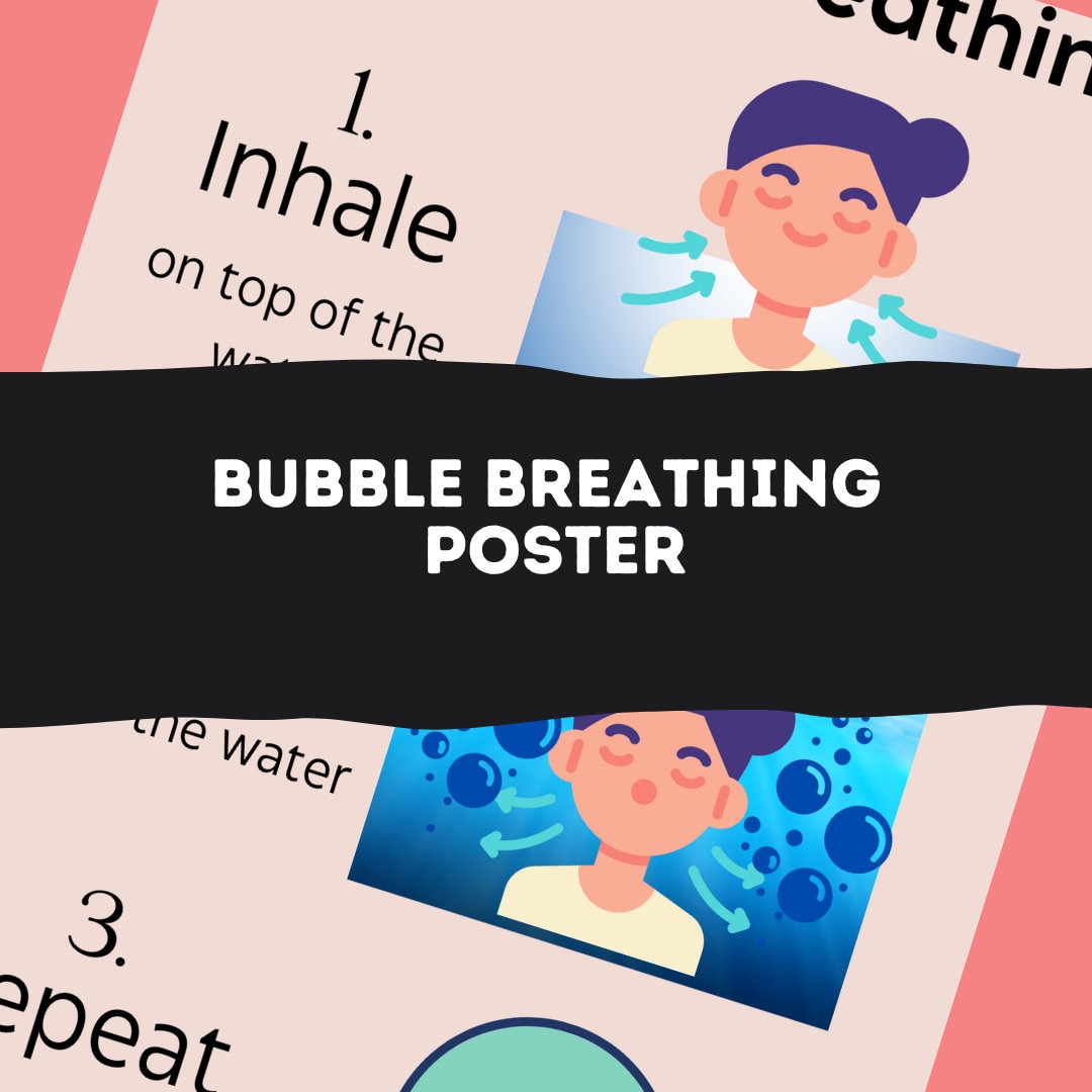 Bubble Breathing A4 Poster Calming Emotional Regulation Support Autism ...