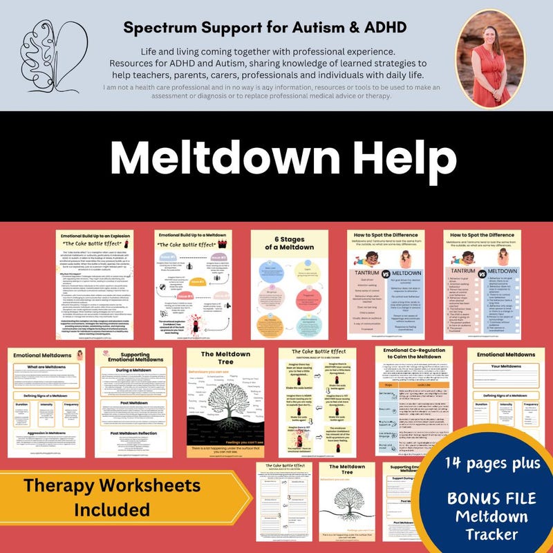 Autism Meltdown Tools - Etsy
