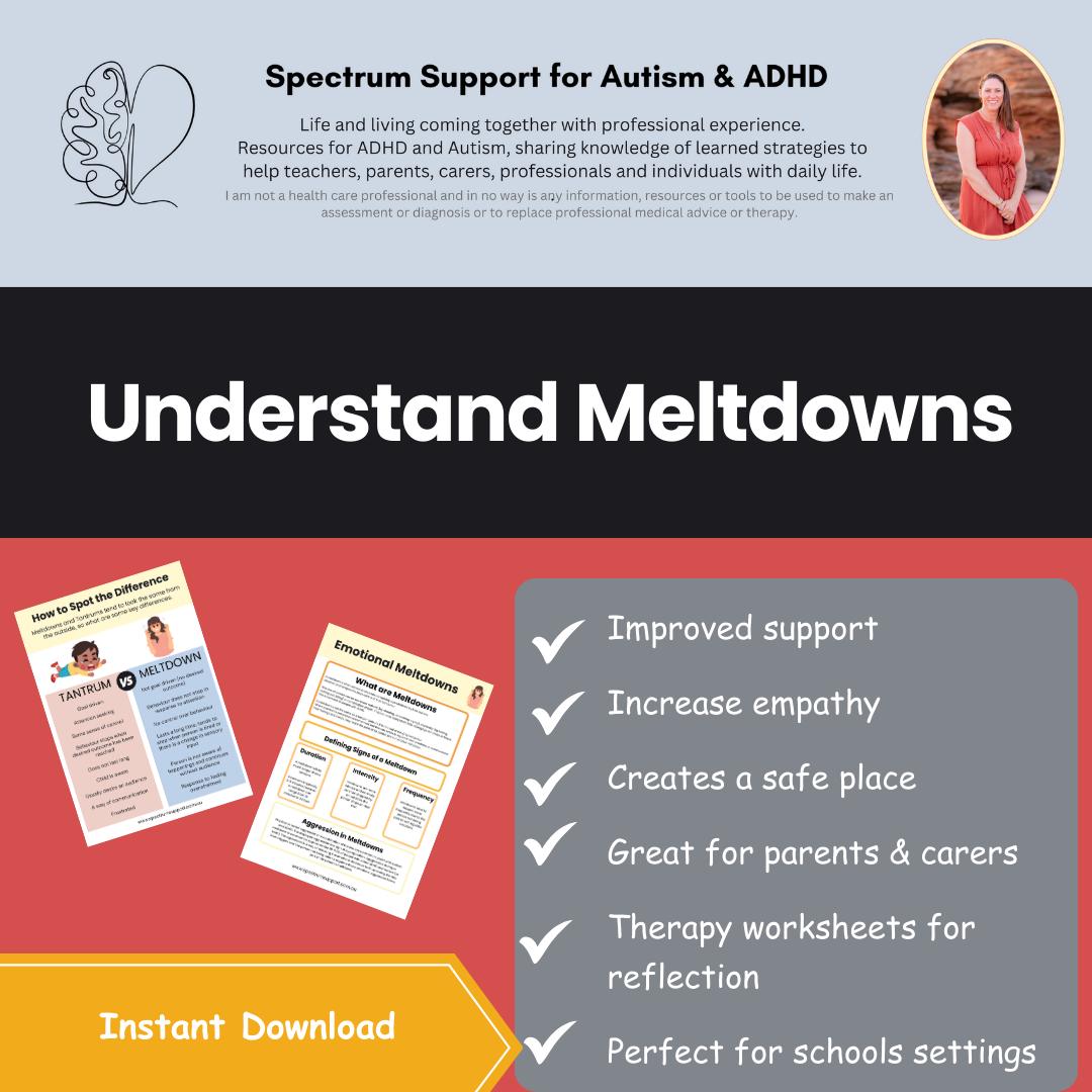 Meltdowns and Emotional Regulation Support for ADHD Help Autism ...