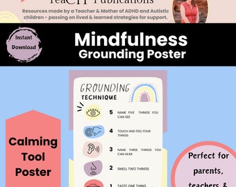 Grounding Self Calming Strategy Emotional Regulation Wellness ...