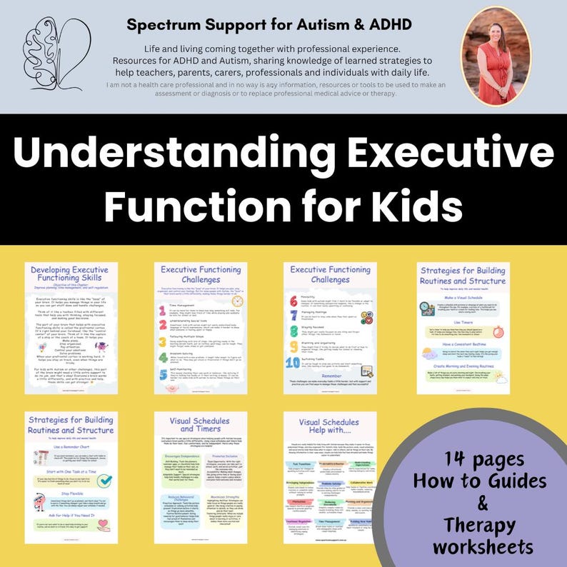 Executive Functioning Activities Autism Spectrum Help Organization ...
