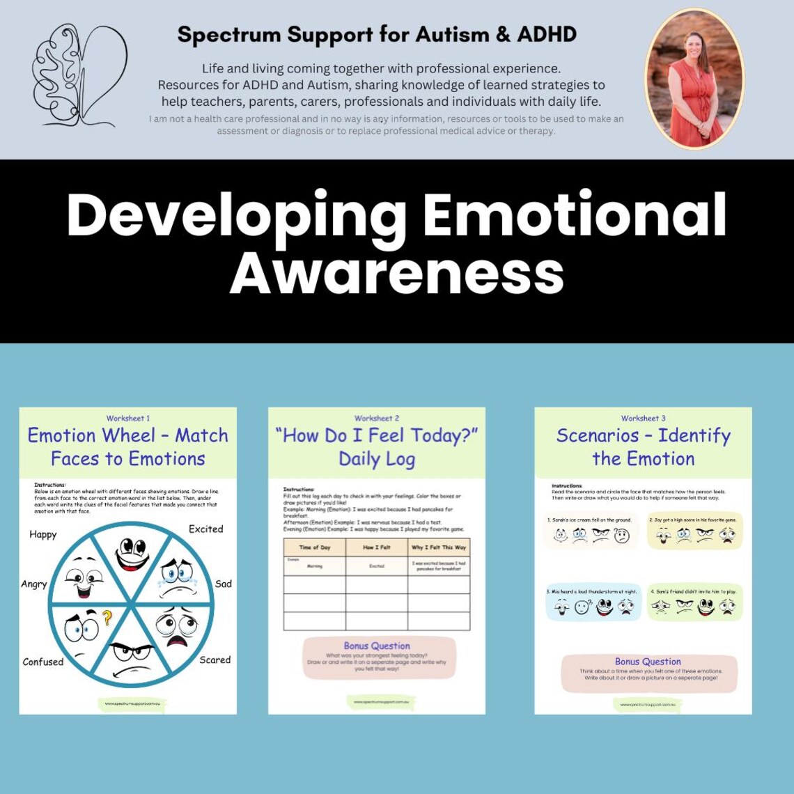 Emotional Intelligence Awareness Health Autism Helper Life Skills ...