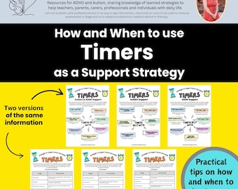 Visual Timers Strategy Autism Support for ADHD Homeschool Parent ...