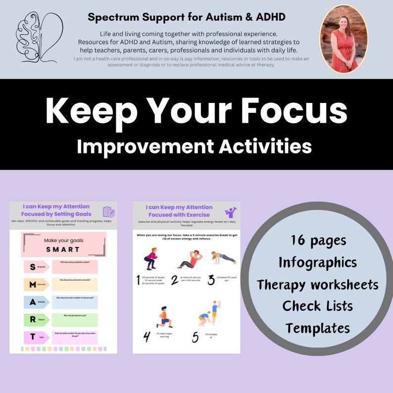 Attention Focus and Concentration Improvement Executive Functioning ...