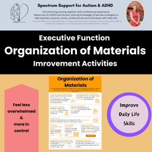 Executive Functioning Activities Improvement Cheat Sheet School ...