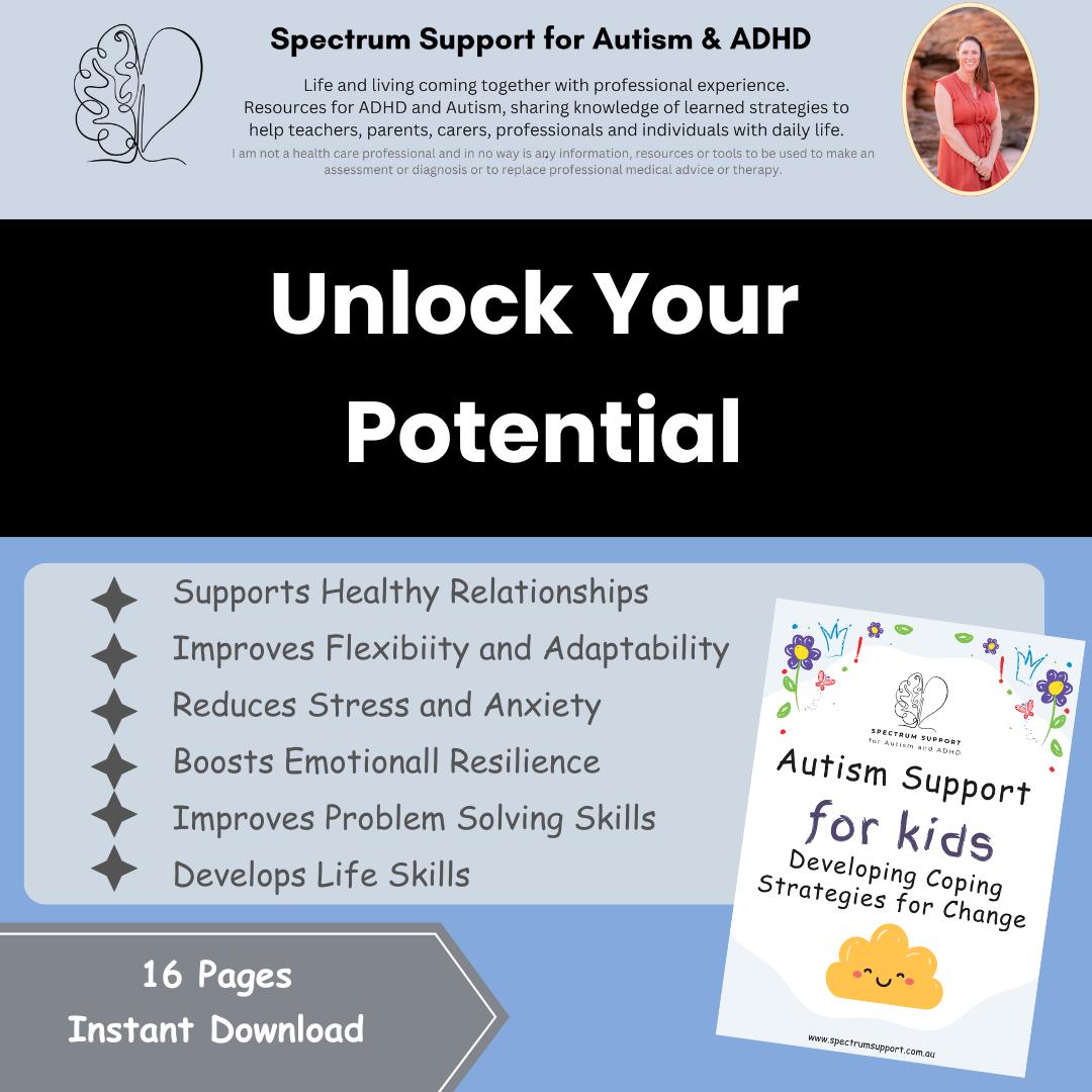 Coping Skills Toolbox Activities DBT Autism Spectrum ASD Change ...