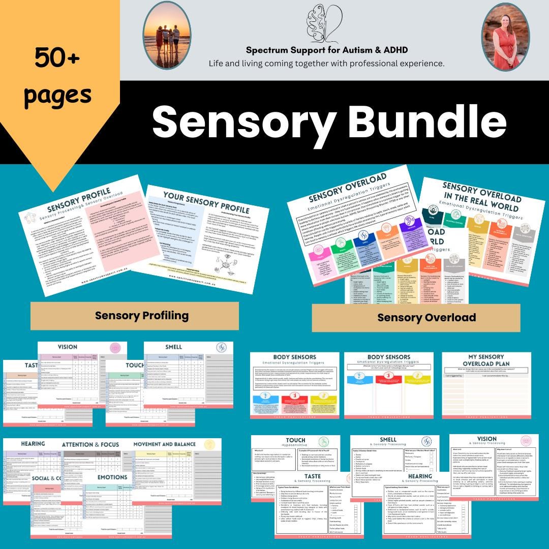 Sensory Processing Overload Sensory Profiling Autism Support for ADHD ...