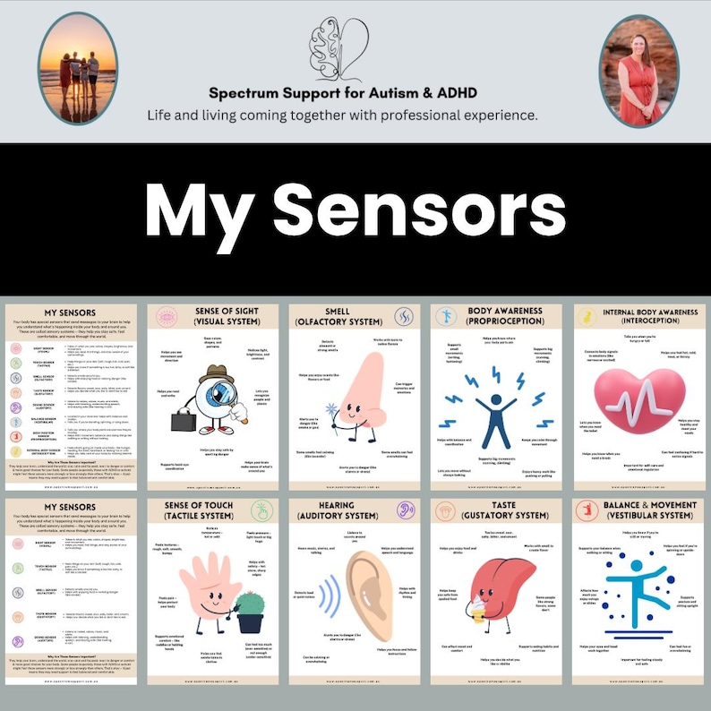 Sensory Bundle Know Your Sensors Understand Processing and Overload Profile - Etsy