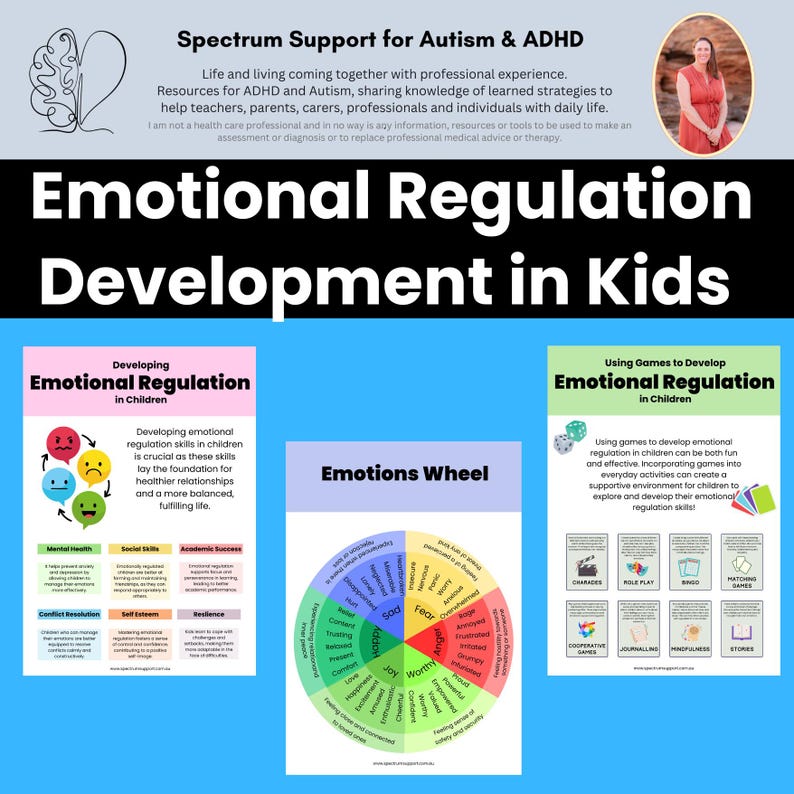 Emotional Regulation Child Development Emotion Wheel Feelings Wheel ...