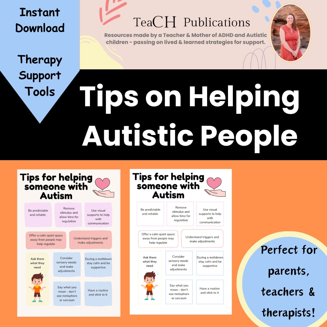 Autism Support Tips Poster: Meltdown & Emotional Regulation (digital ...