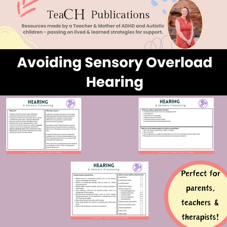 Sensory Processing Overload Detailed Adjustments Sensory Support ADHD ...