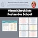 Autism Visual Task Checklist Posters: Daily Living Skills (digital ...