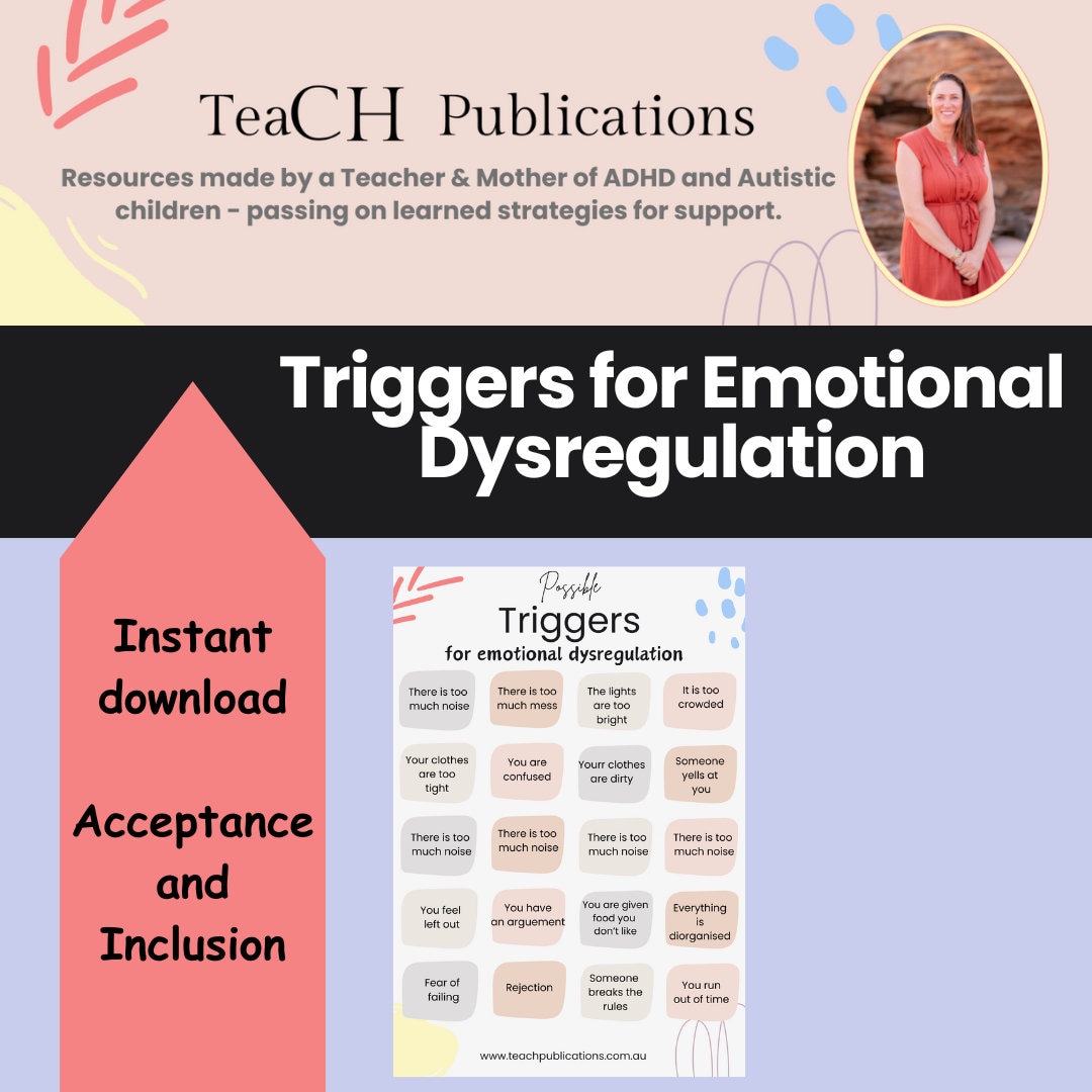 Emotional Regulation Meltdown Triggers ADHD Autism Spectrum Support ...