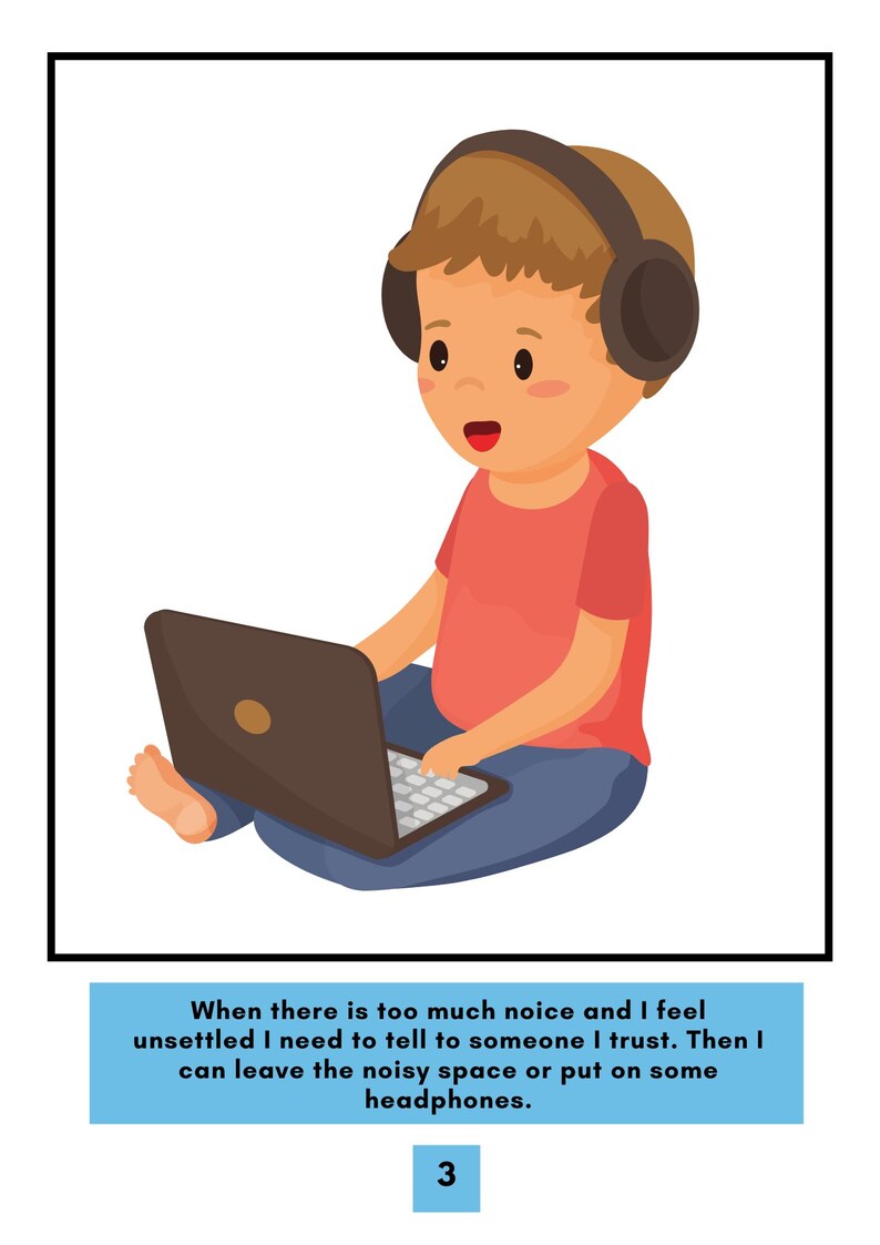 Sensory Overload Social Story Visual Support for Autism Life Coach ...