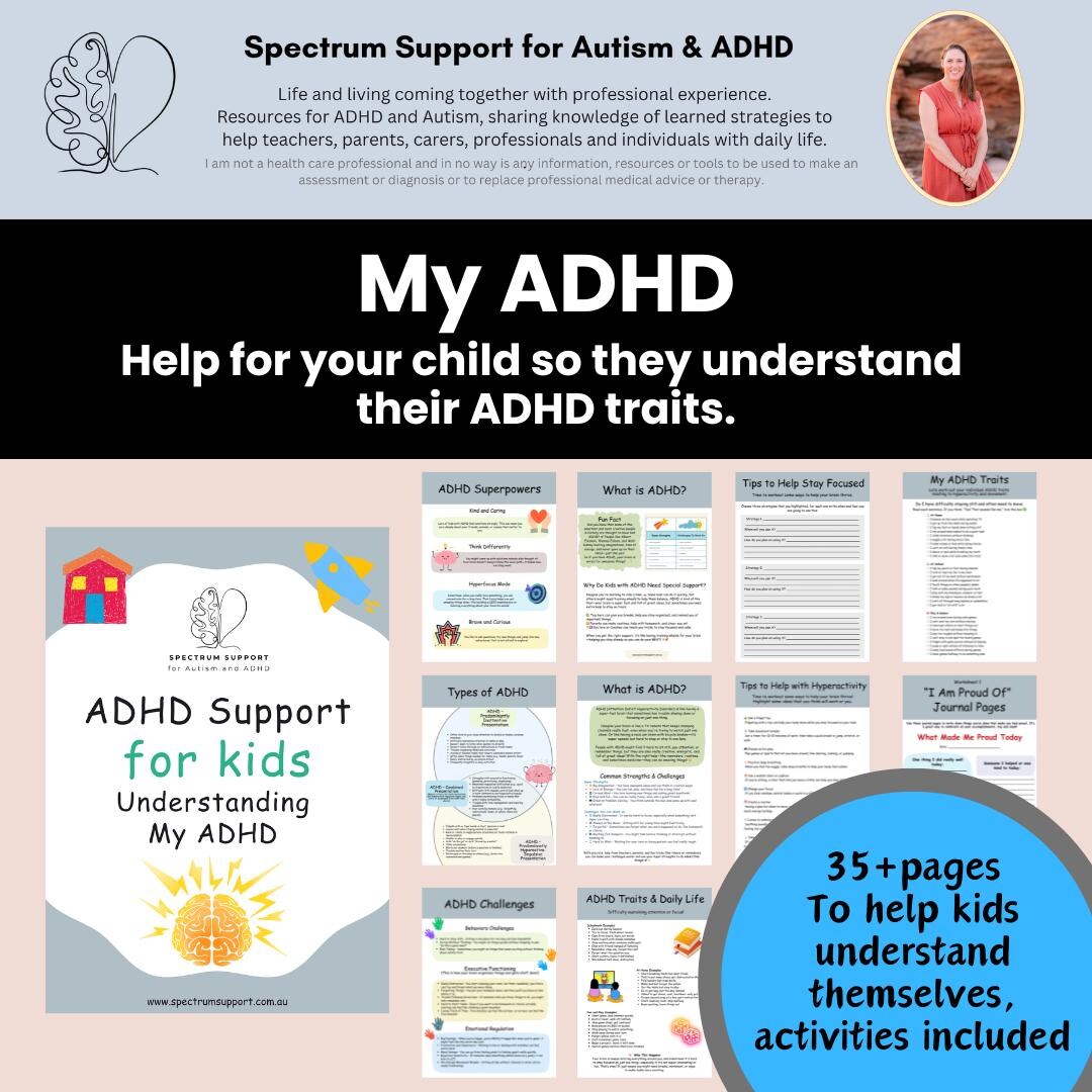ADHD Workbook for Kids: Self-growth, Confidence & Life Skills (PDF) - Etsy