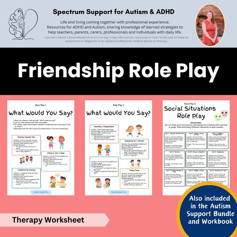 Social Skills Activities Group Role Play Social Scenarios Friendship ...