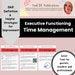 Executive Functioning Time Management Manage Time Improve Efficiency ...