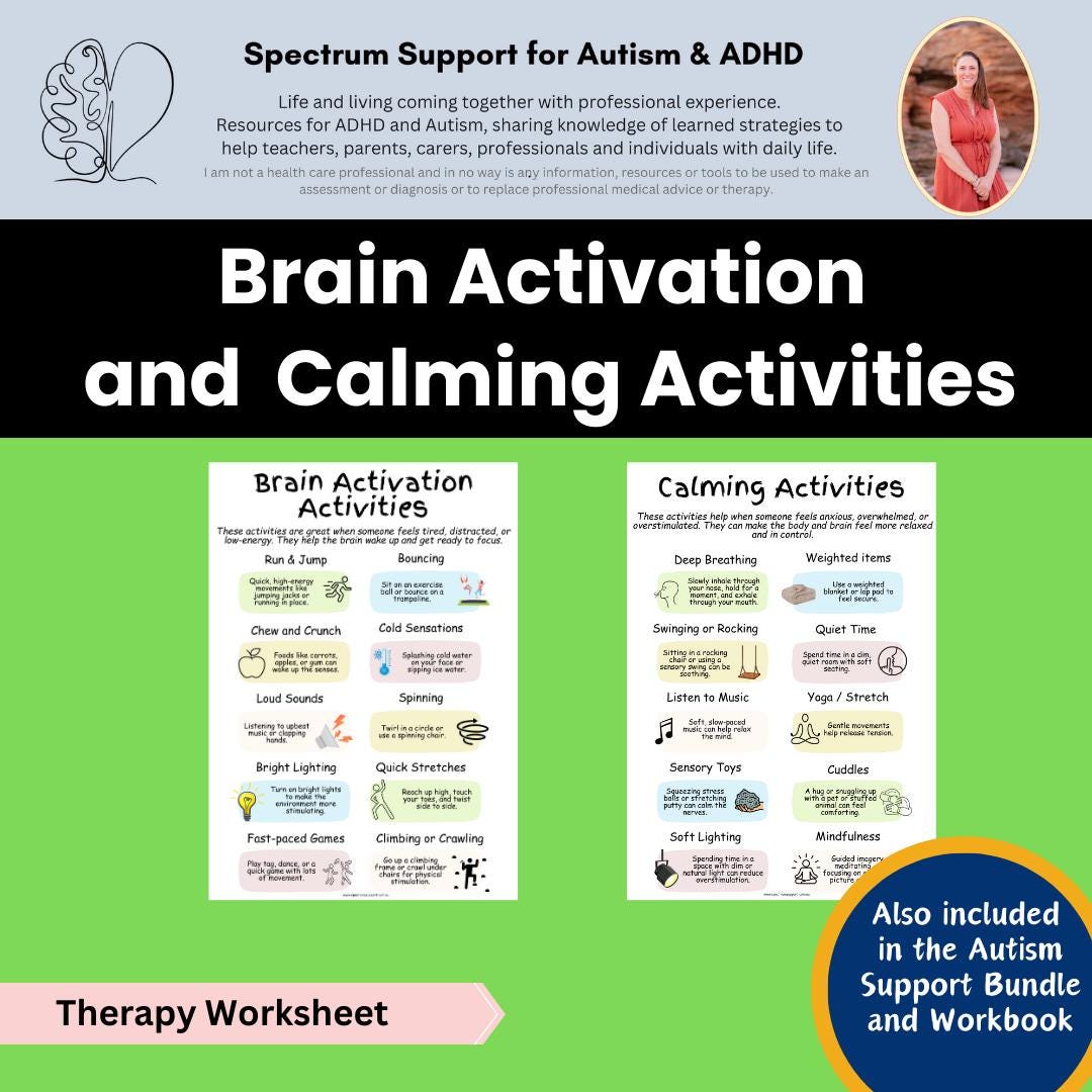 Brain Break Activities Movement and Calming Strategies for Improved ...