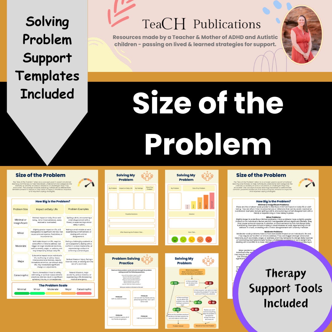 Problem-solving Therapy Worksheets Emotional Regulation Support ...