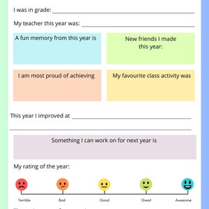 Motivational End of Year Reflection Activity and Powerpoint Teacher ...