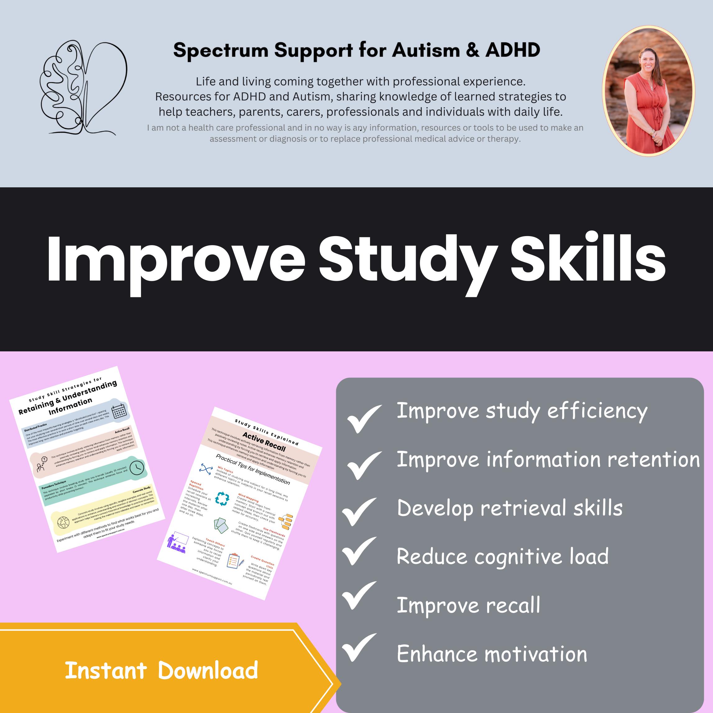 Study Skills Guide Practice Testing Exam Preparation Study Skills ...