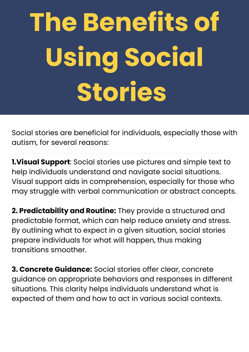 Autism Social Story Starting School Get Ready for School Easy to ...