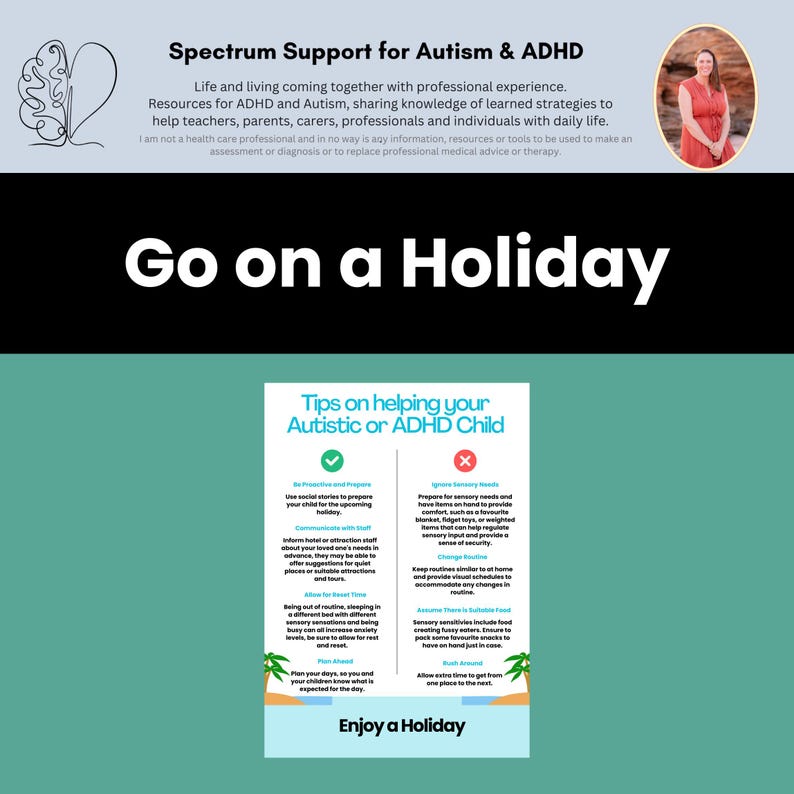 Autism Parent Help How to Guide Tips on Helping Autistic and ADHD Go on ...