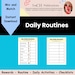 Routine Visual Charts Daily Functioning Support Structure Autism ...