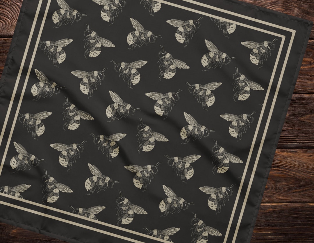 Bumblebee Bois Bandana | Altar Cloth | Purse Scarf | Headband ...