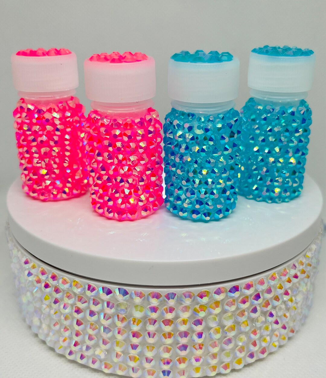 Hot Pink Mini Bedazzled Rhinestone Pill/stash Bottle Storage Container ...