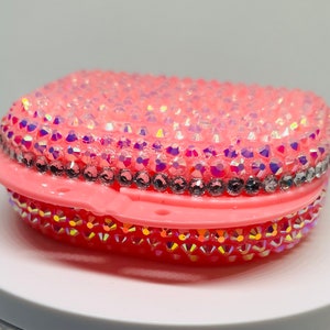 Bedazzled Pink Metallic AB Rhinestones Bling Invisalign/retainer ...