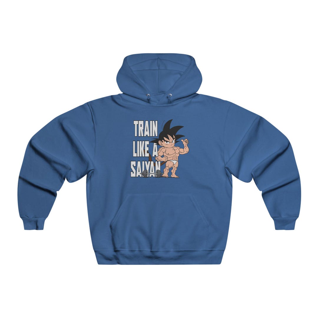 Saiyan Training Hoodie, Goku Gym Workout Sweatshirt, Hooded Sweater ...