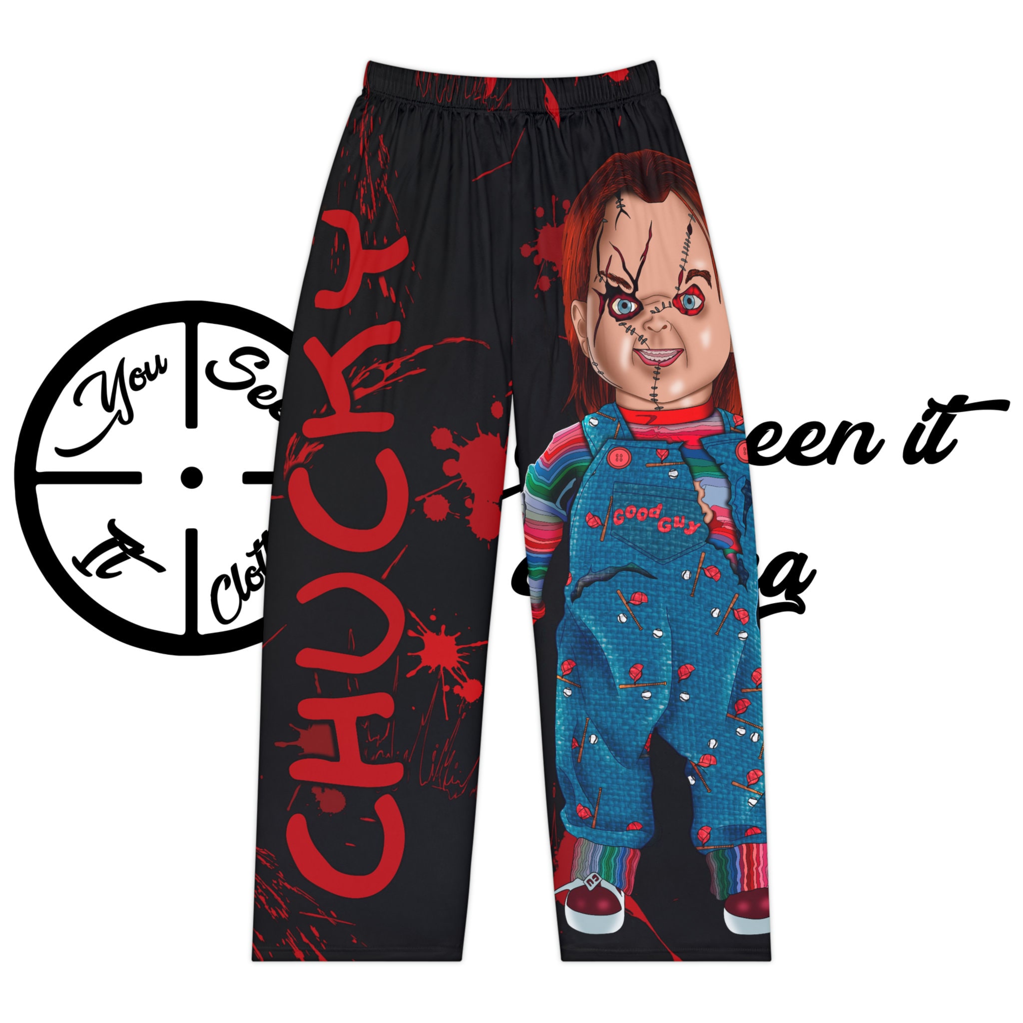 Chucky-inspired Women's Pajama Pants - Cozy Horror Loungewear. Perfect ...