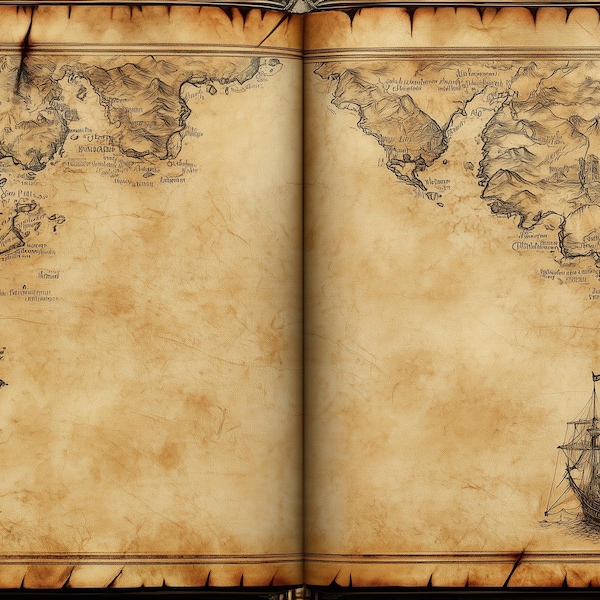 World Map Journal - Etsy