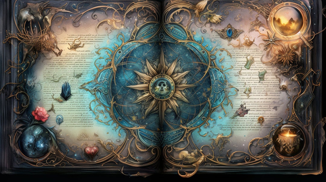 Shadows Journal, Junk Journal Kit, Magic Witch Grimoire, Wiccan Spell ...