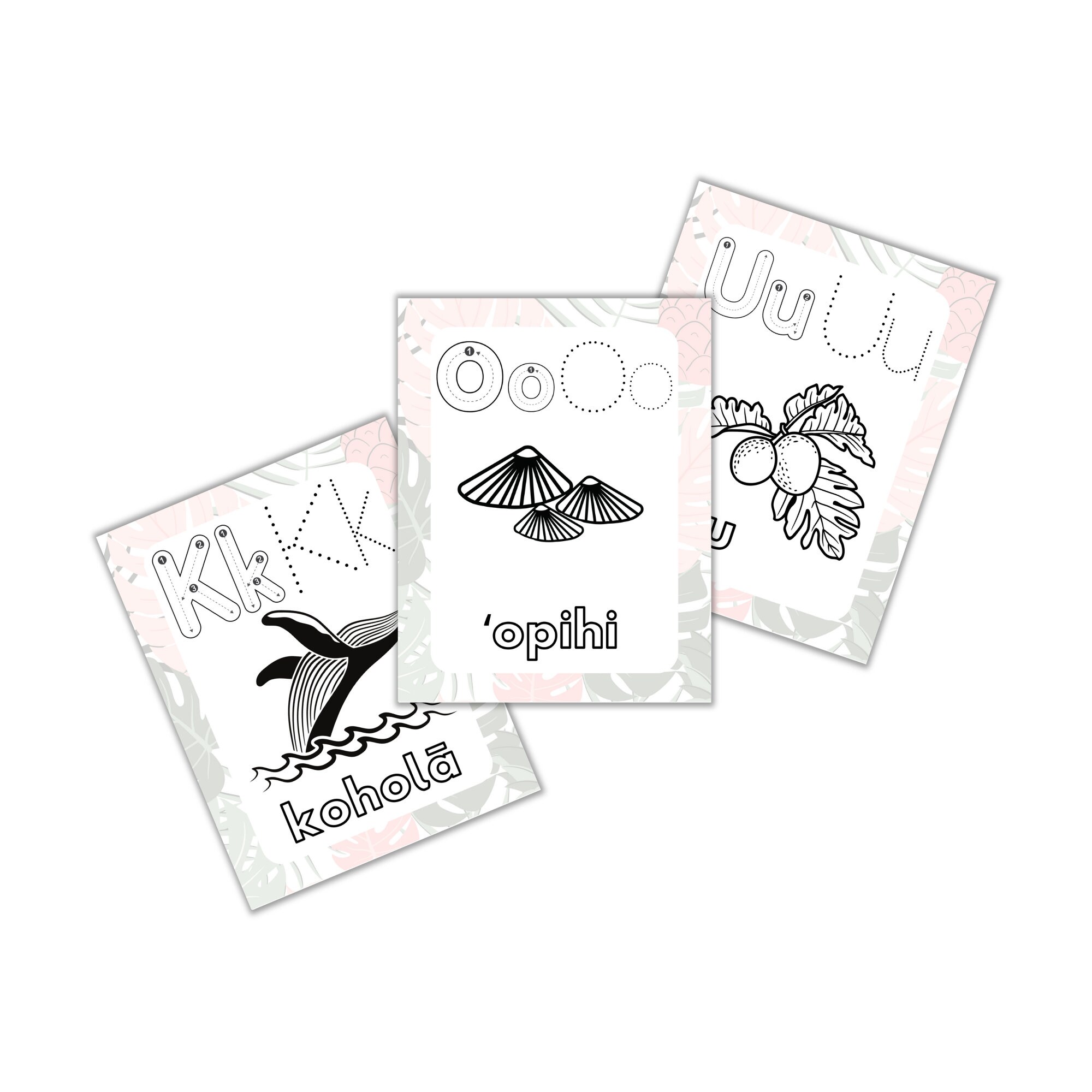 Learning Through Color Olelo Hawai'i hawaiian Language Coloring ...