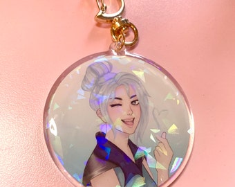 VALORANT Jett Knit Buddy Keychain 3D Print - Etsy