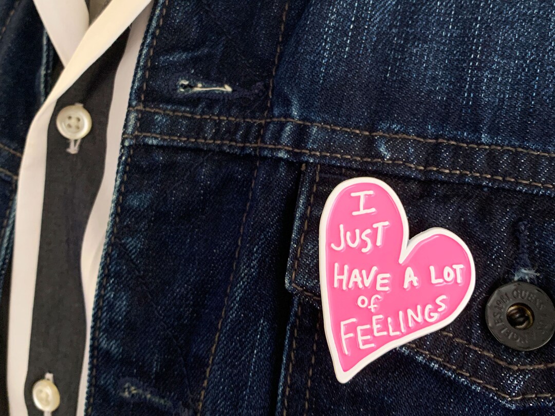 I Just Have A Lot of Feelings Enamel Pin - Heart Mean Girls Soft Enamel ...