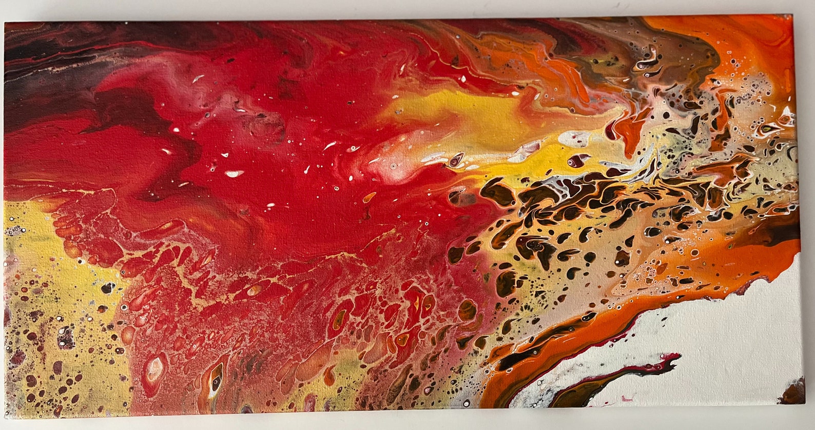 10x20 Lava- Acrylic Paint Pour - Etsy