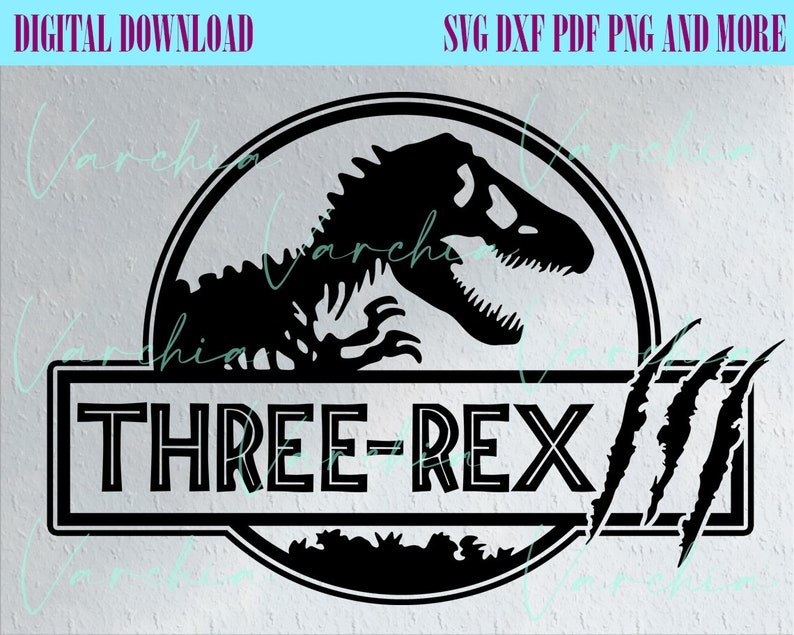 Three Rex, Dinosaur Svg, 3rd Birthday Svg, Birthday Boy Svg, Iron on ...