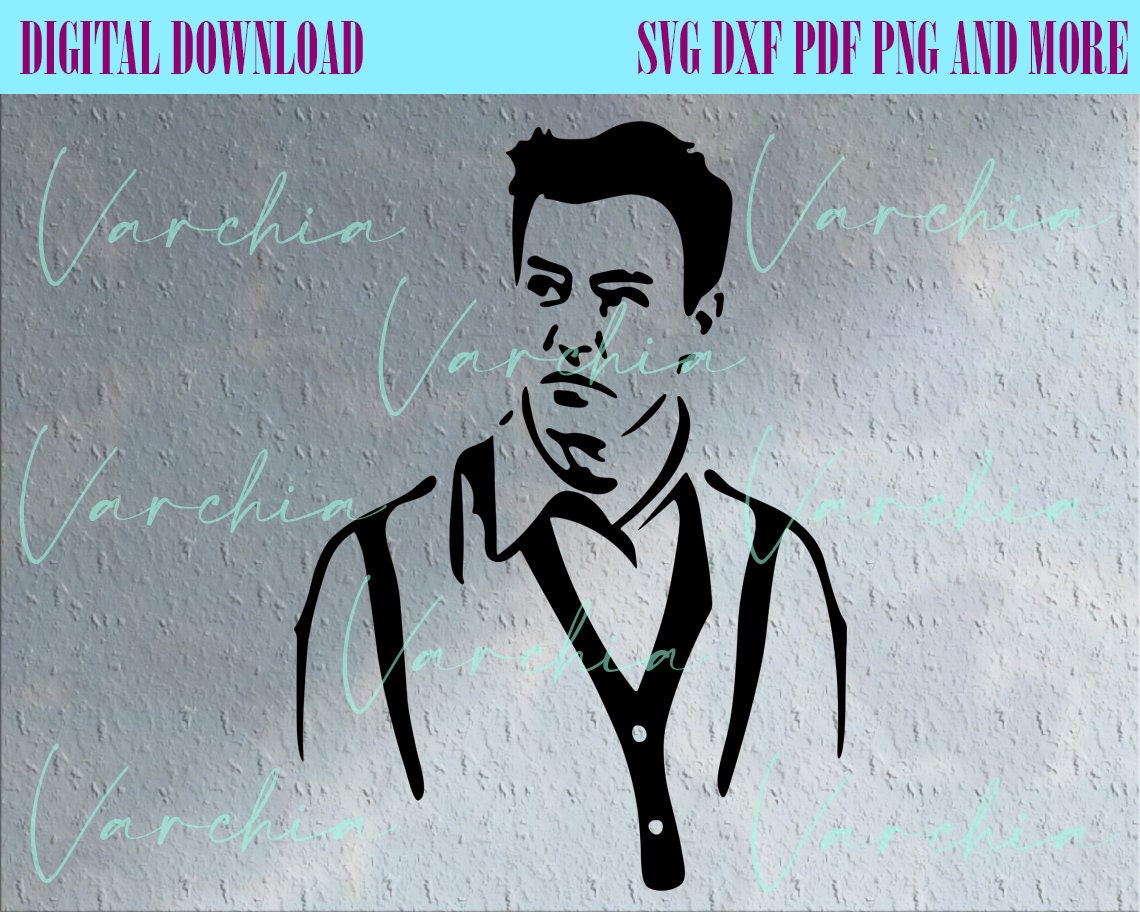 Chandler Bing, Friends SVG, Friends PNG, Chandler Friends, 90s, Instant ...